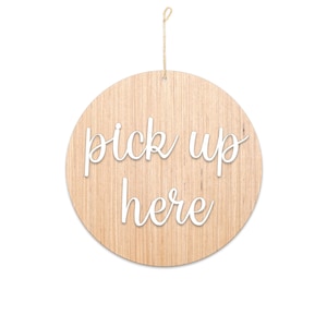 Order Pick up Sign / Pick up Here Sign / Custom Business Sign - Etsy