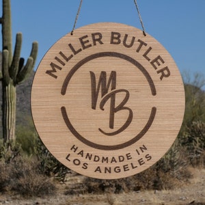 Custom Logo Sign / Engraved Business Sign / Custom Wood Sign / - Etsy
