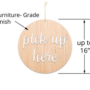 Order Pick up Sign / Pick up Here Sign / Custom Business Sign - Etsy