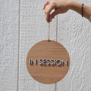 In Session Sign / in a Meeting Sign / in Session Sign / Do Not - Etsy
