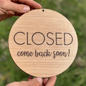 Open Closed Sign / Open Sign / Closed Sign / Come on in Sign / Custom ...