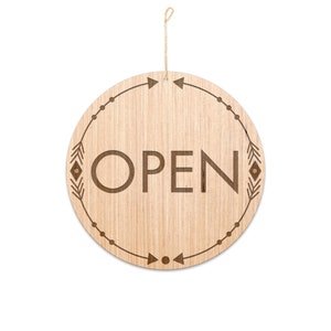 Unique Open Closed Sign / Wooden Open Closed Sign / Business - Etsy