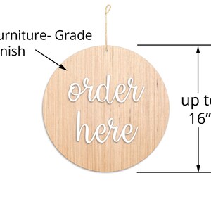 Order Here Sign / Business order Here Sign / - Etsy