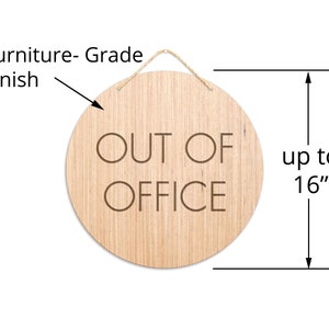 Out of Office Sign / Stepping Out Business Sign / Custom Office Decor ...
