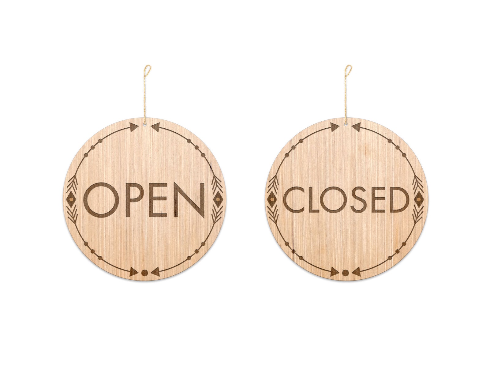 Unique Open Closed Sign / Wooden Open Closed Sign / Business - Etsy