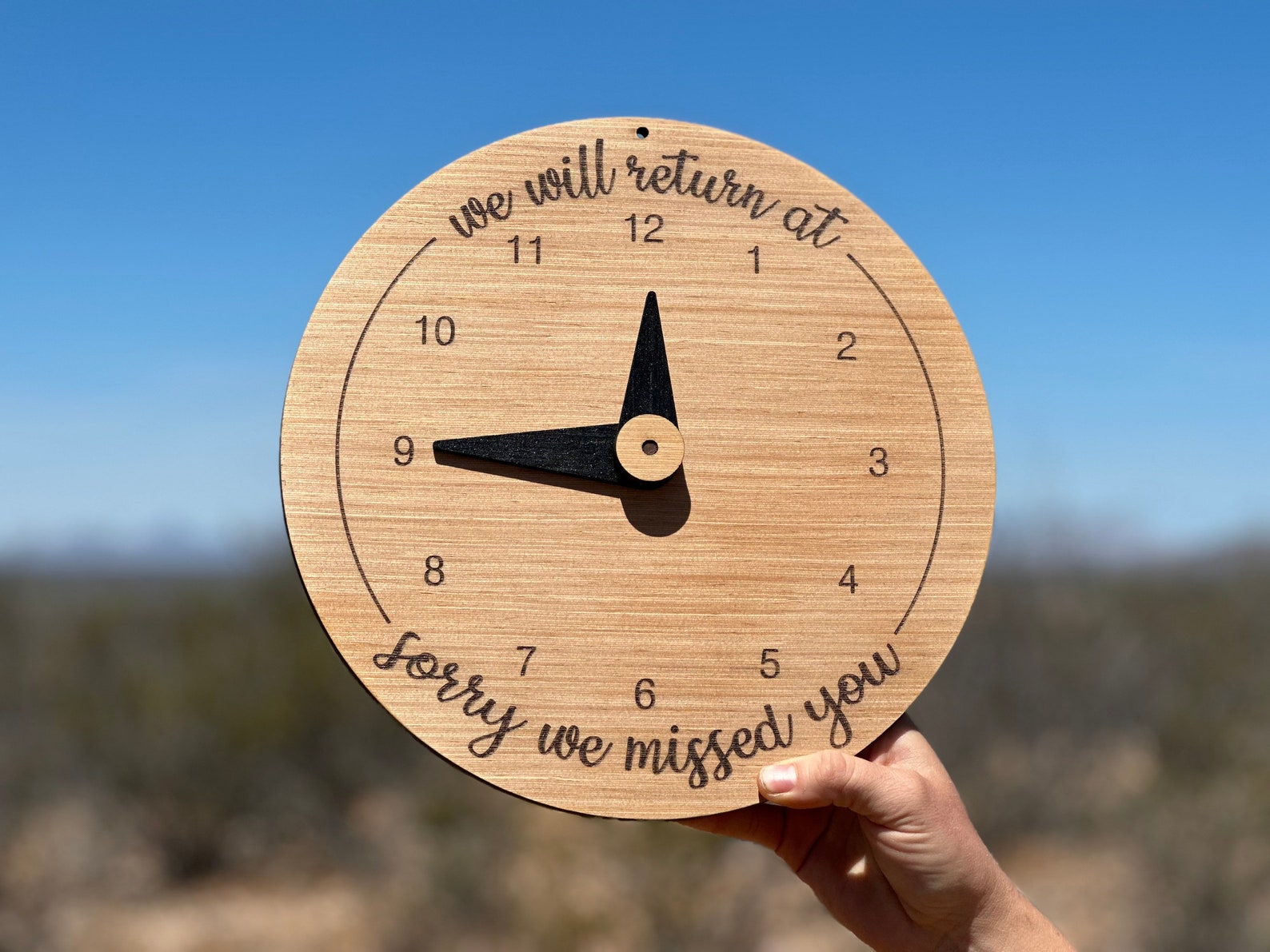 Be Back Soon Sign / Business Sign / will Return At - Etsy