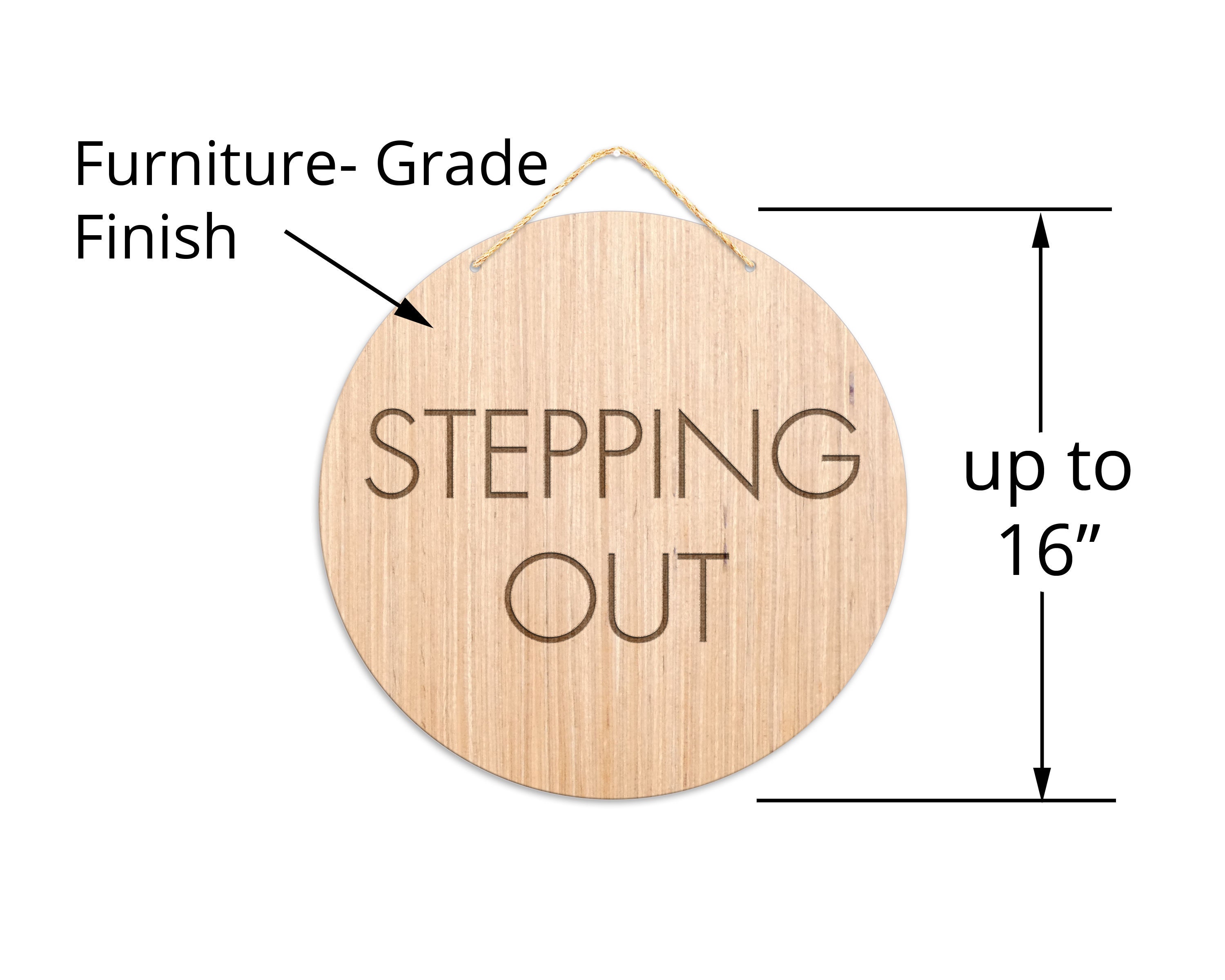 Stepping Out Sign / Be Back Soon Sign / Business Decor / Small - Etsy