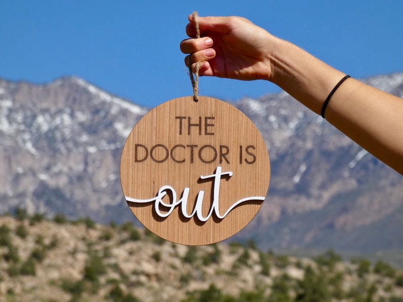 Custom The Doctor is In / The Doctor is | Etsy