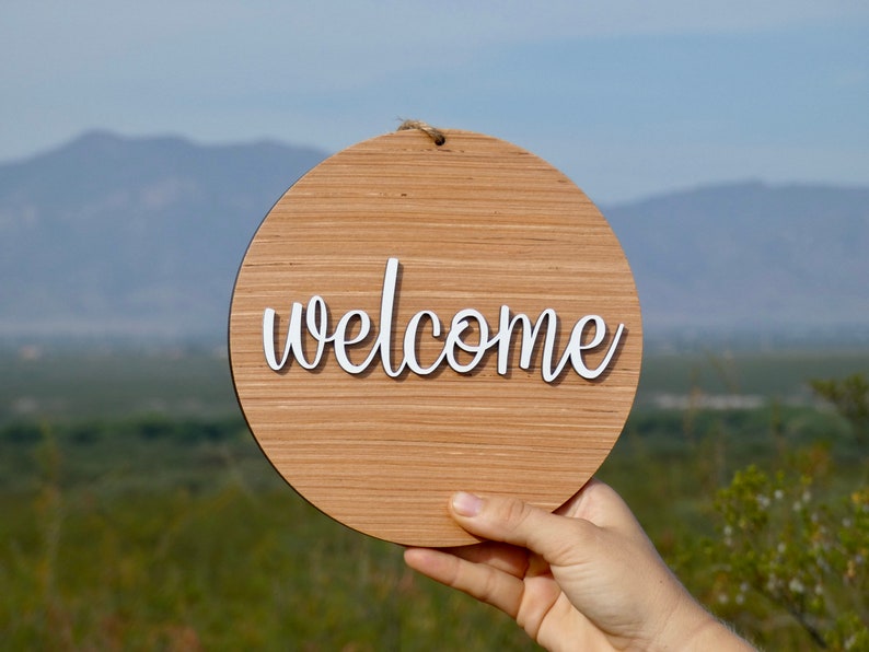 Unique welcome Sign / come Back Soon - Etsy