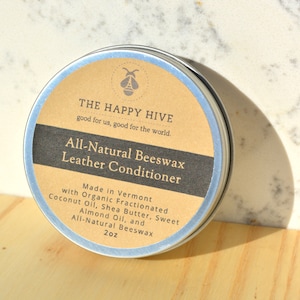 Natural Beeswax Shoe Polish & Leather Conditioner - Etsy