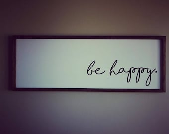 Happy sign | Etsy