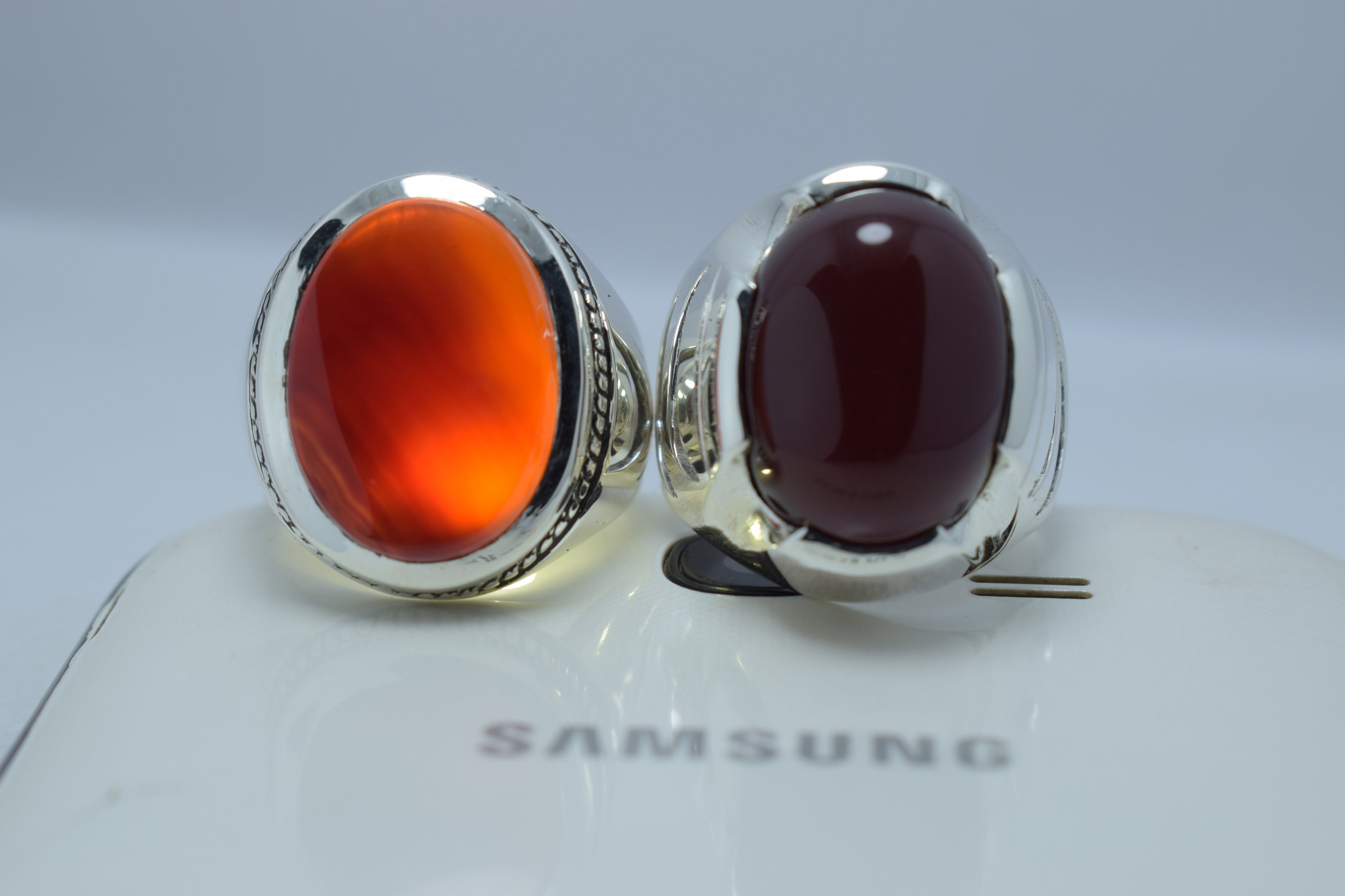 Yemeni Aqeeq Ring Akik Ring Kabadi Yaman Bague 925 Sterling | Etsy