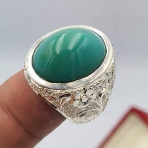 Green Turquoise Rare Tomb Shape Sabza Hussaini Feroza Unheated ...