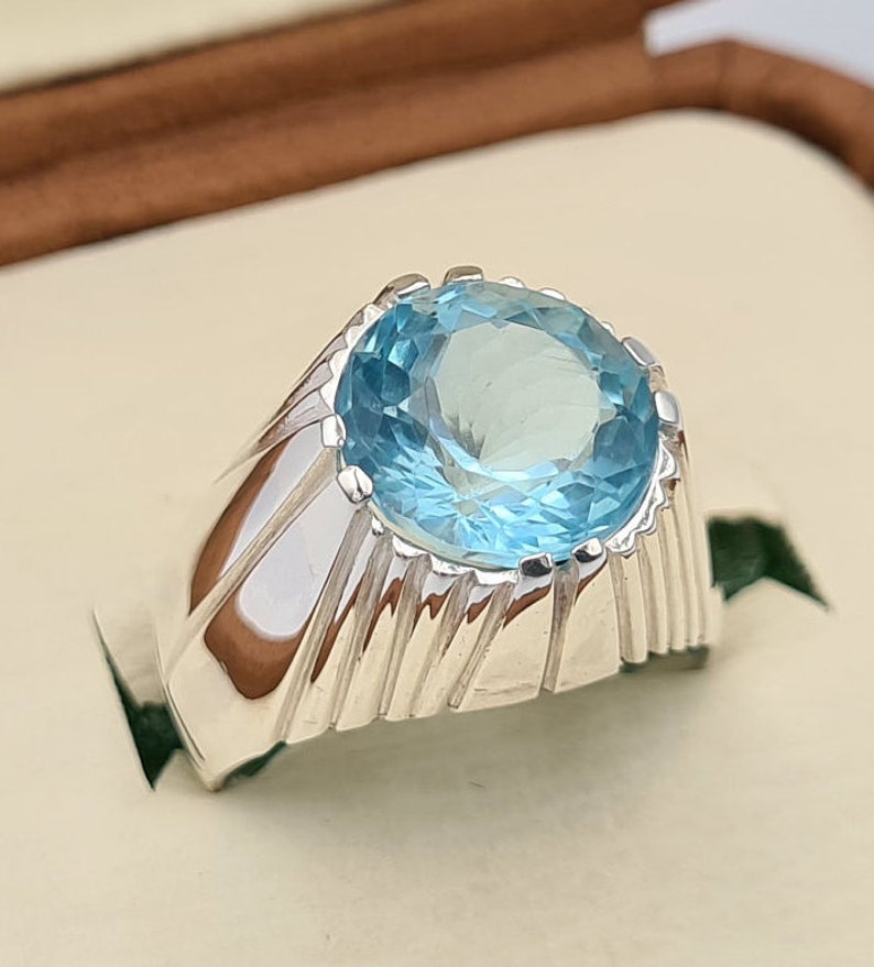 Top Quality Real Blue Topaz Sky Blue Topaz Jewelry Handmade - Etsy