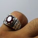 Pigeon Blood Red Ruby Mens Ruby Stone Ring Natural Ruby Band - Etsy