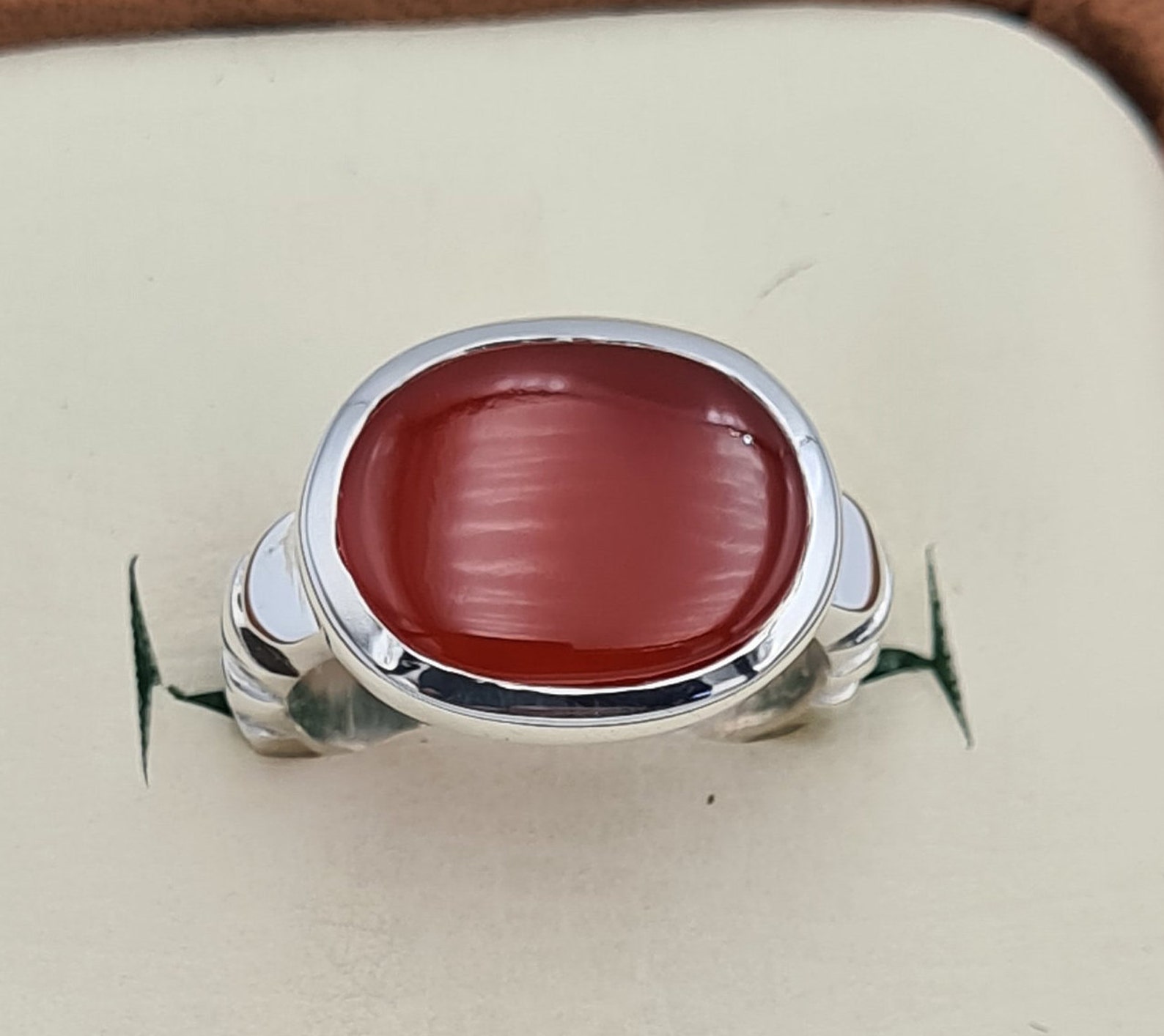 Yemeni Aqeeq Aqiq Akik Agate Bague Handmade Jewelry Gemstone | Etsy