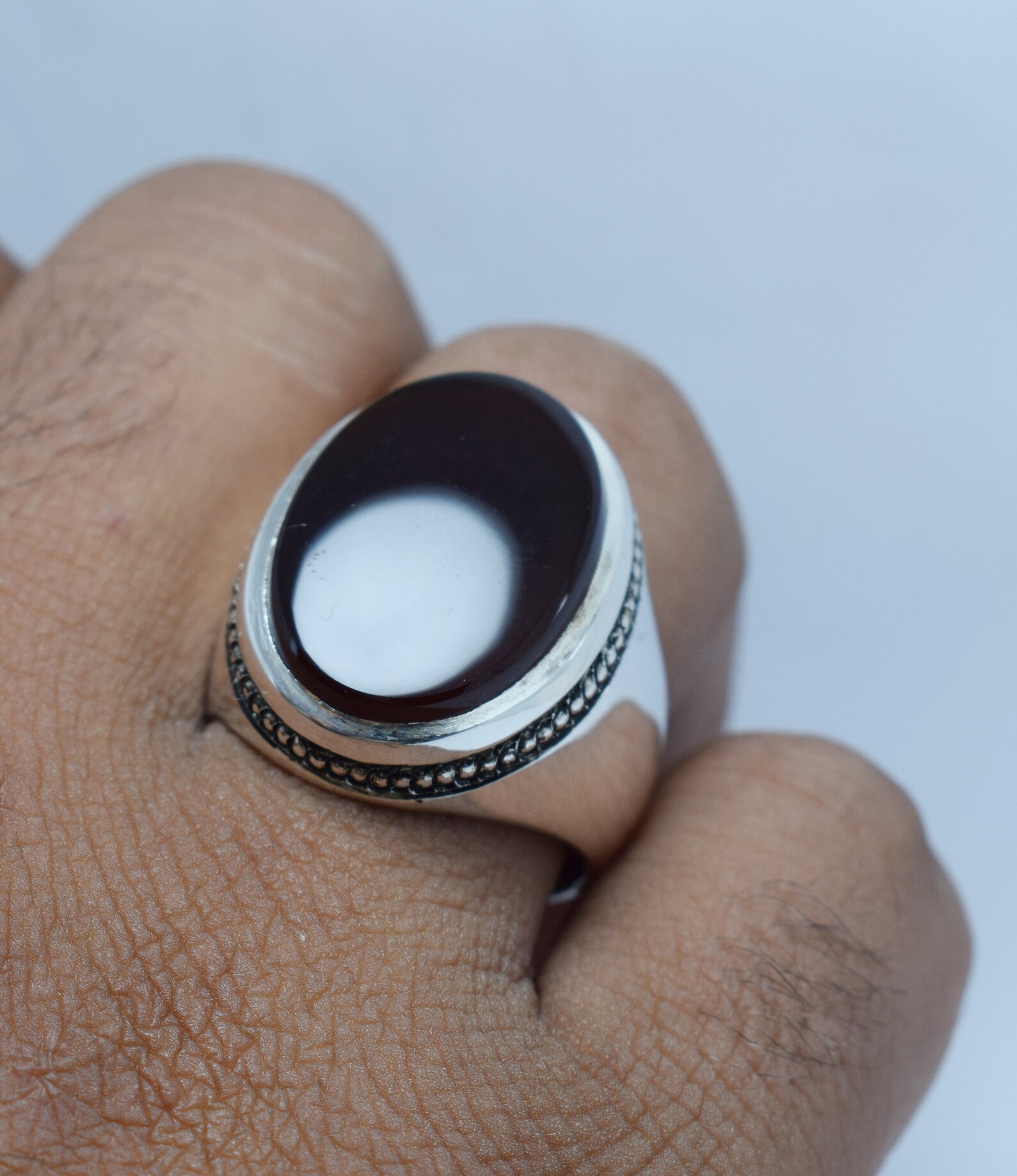 Blood Red Yemeni Aqeeq Yamni Akik Yemen Aqiq Agate 925 - Etsy