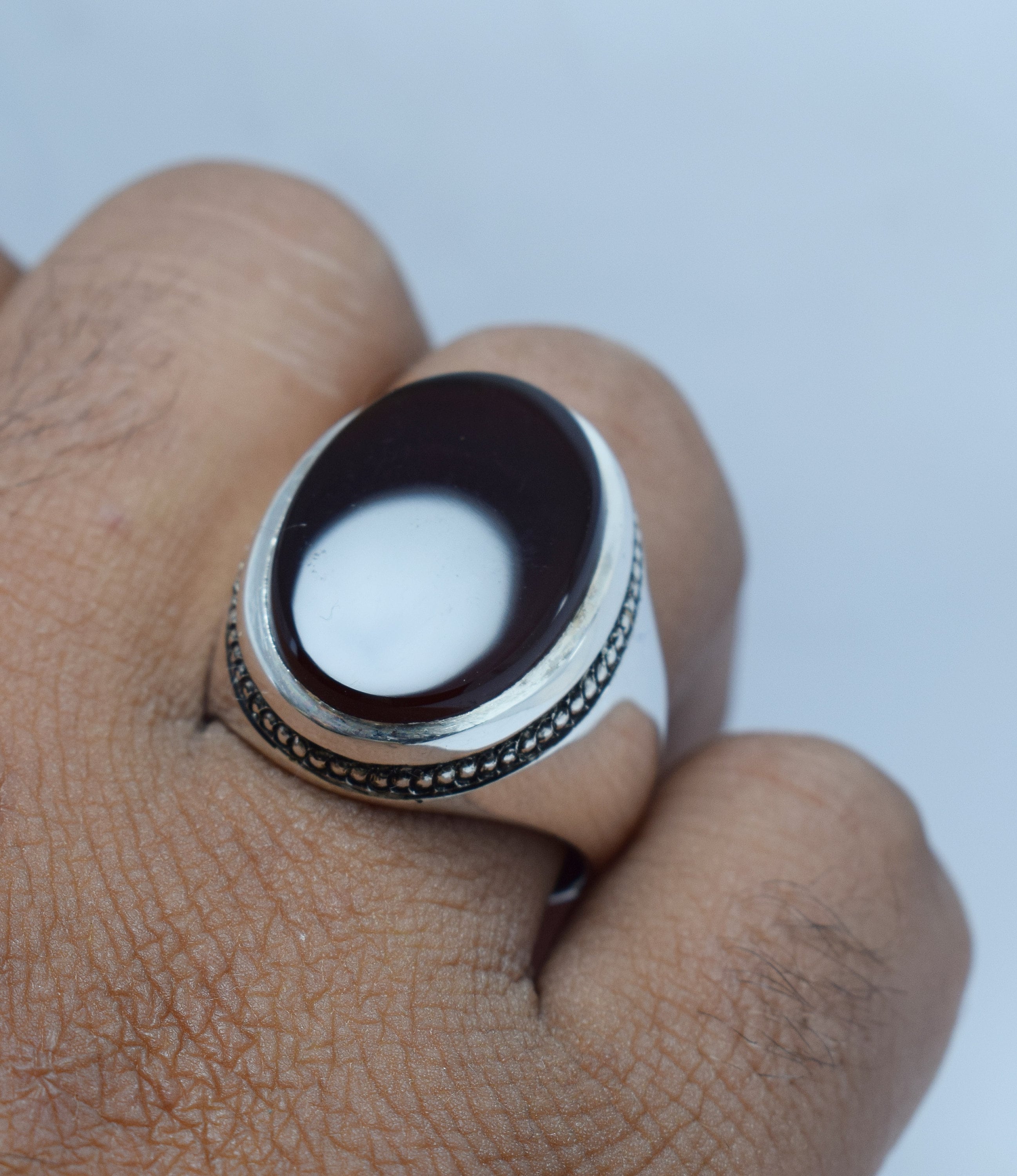 Blood Red Yemeni Aqeeq Yamni Akik Yemen Aqiq Agate 925 - Etsy