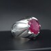 Mens Ruby Ring From African Mines High Quality Flux Filled - Etsy