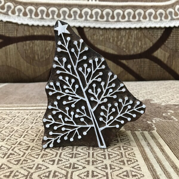 Block Print Tree - Etsy