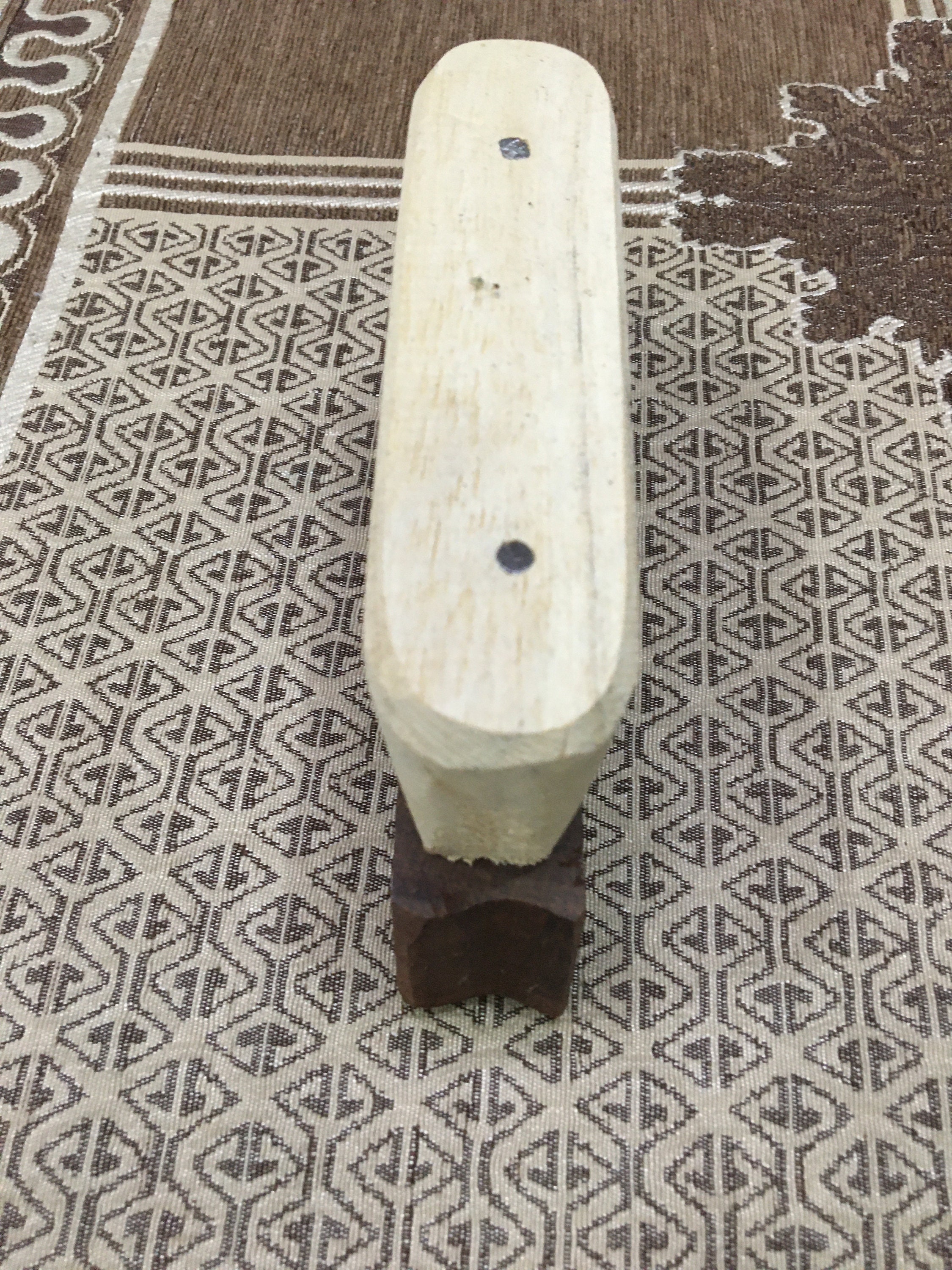 Dotty Border Hand Carved Wood Block Stamp, Traditional Stamp Block for ...
