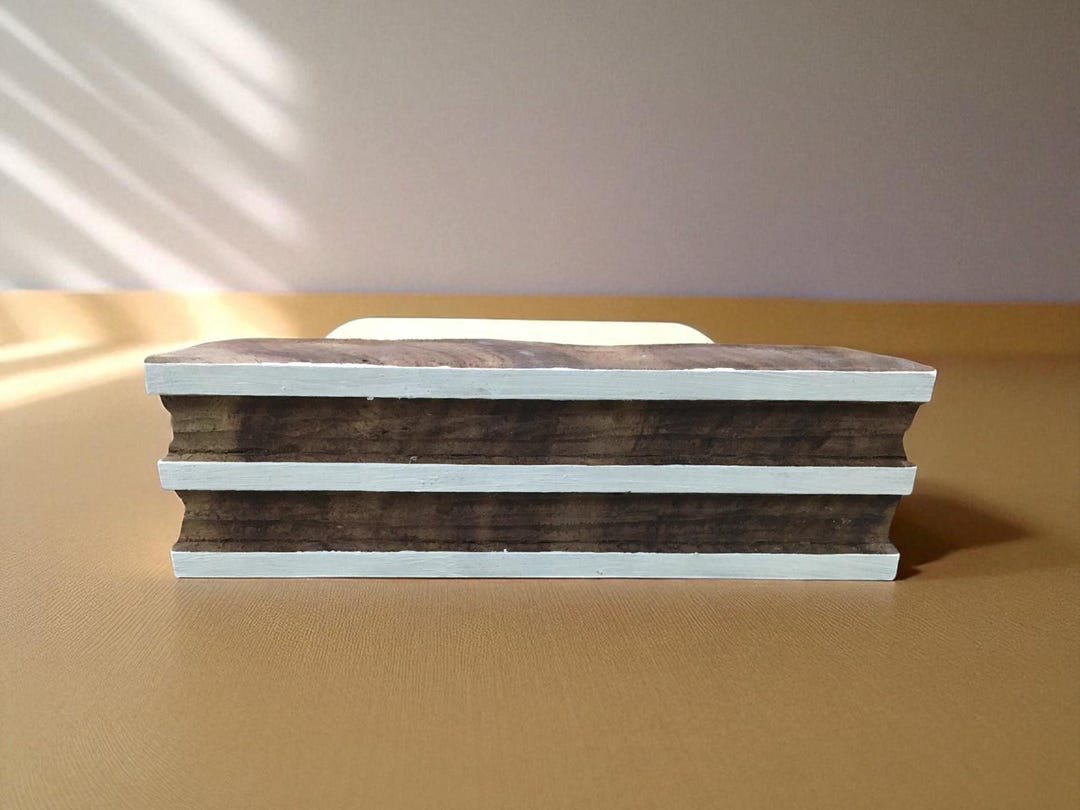 Triple Stripe Border, Hand Carved Indian Wood Printing Block; Textile ...