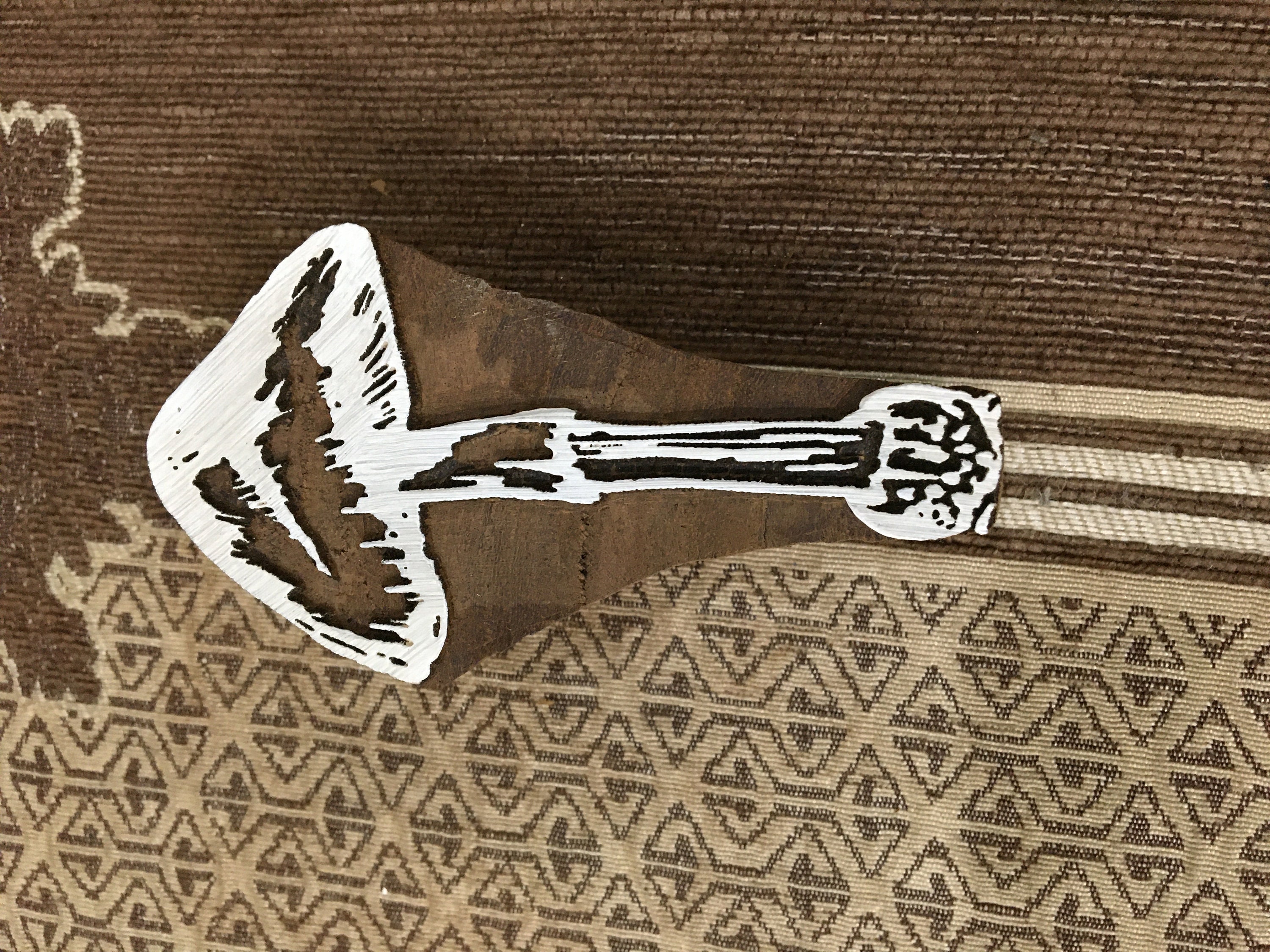 Wood Fungi Mushroom Wooden Batik Pottery Stamp - Etsy