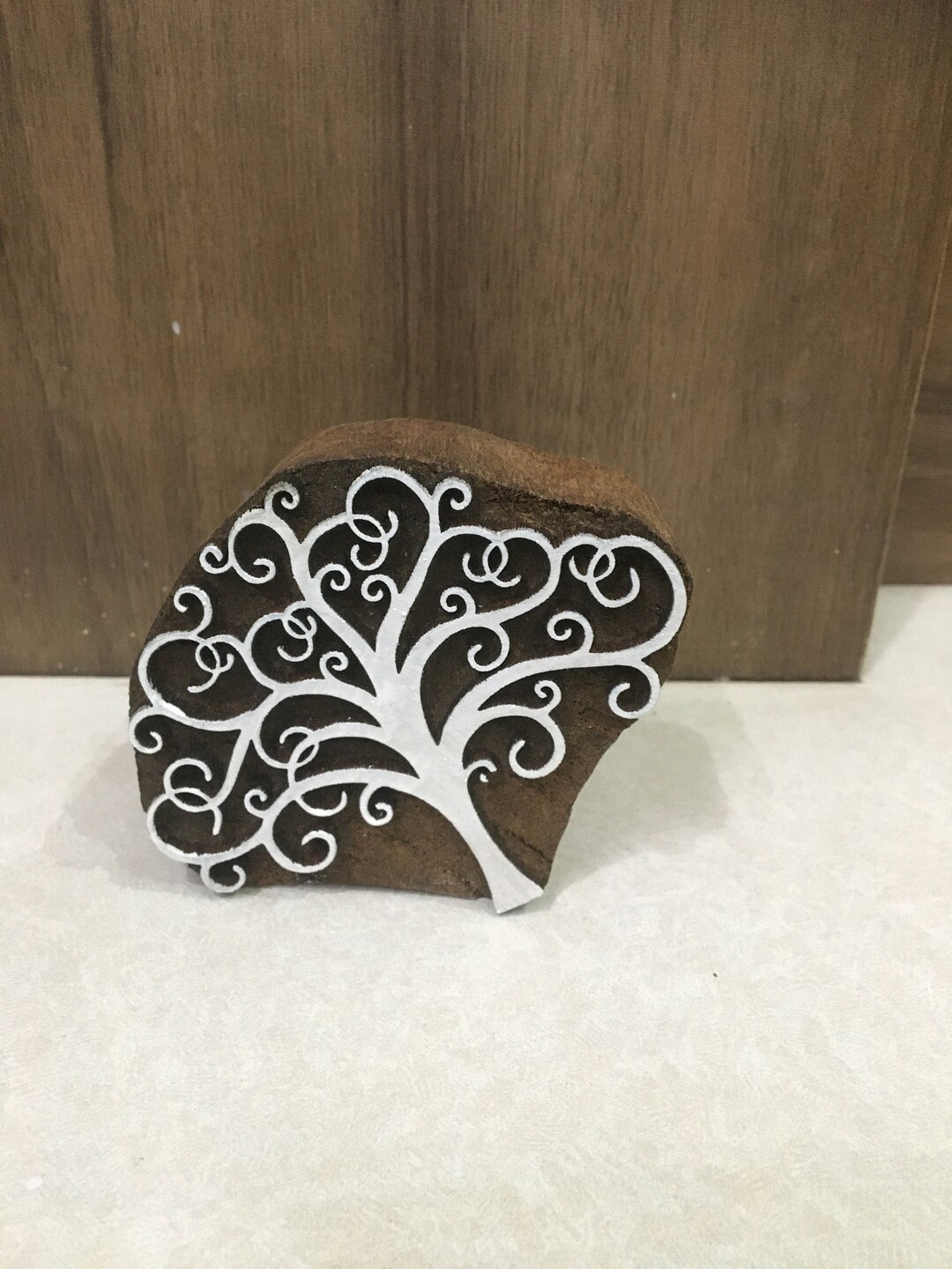 Fair Trade Tree of Life Soap Stamp Hand Carved Print Stamp Tree Block ...