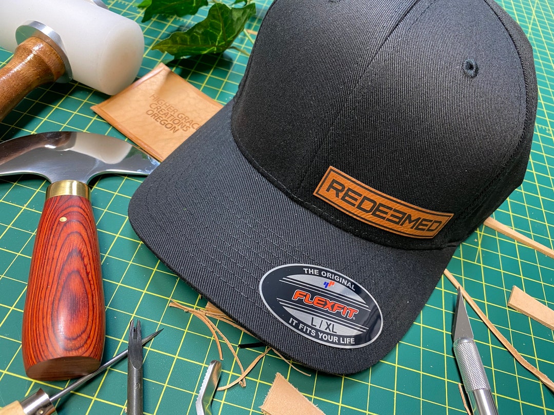 Redeemed Christian Hat Faith Hat Vegan Leather Leatherette Patch ...