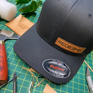 Redeemed Christian Hat Faith Hat Vegan Leather Leatherette Patch ...