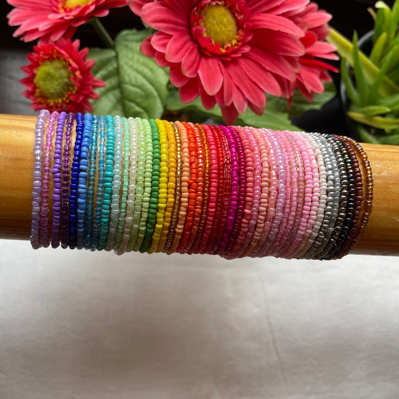 Seed Bead Bracelet - Etsy
