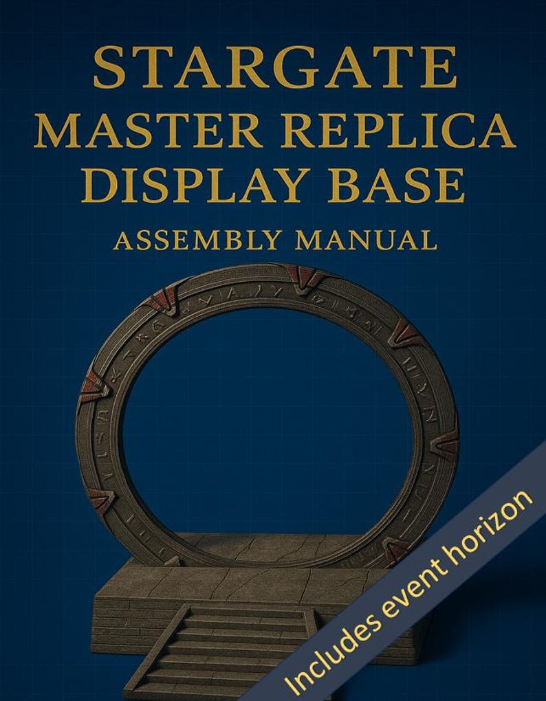 Digital Download - Display Base for Master Replica Stargate SG-1 - Etsy