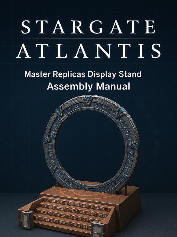 Digital Download - Display Base for Master Replica Stargate Atlantis - Etsy