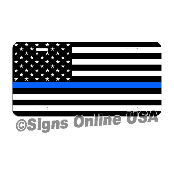 Police / Thin Blue Line / American Flag Patriot Veteran | Etsy
