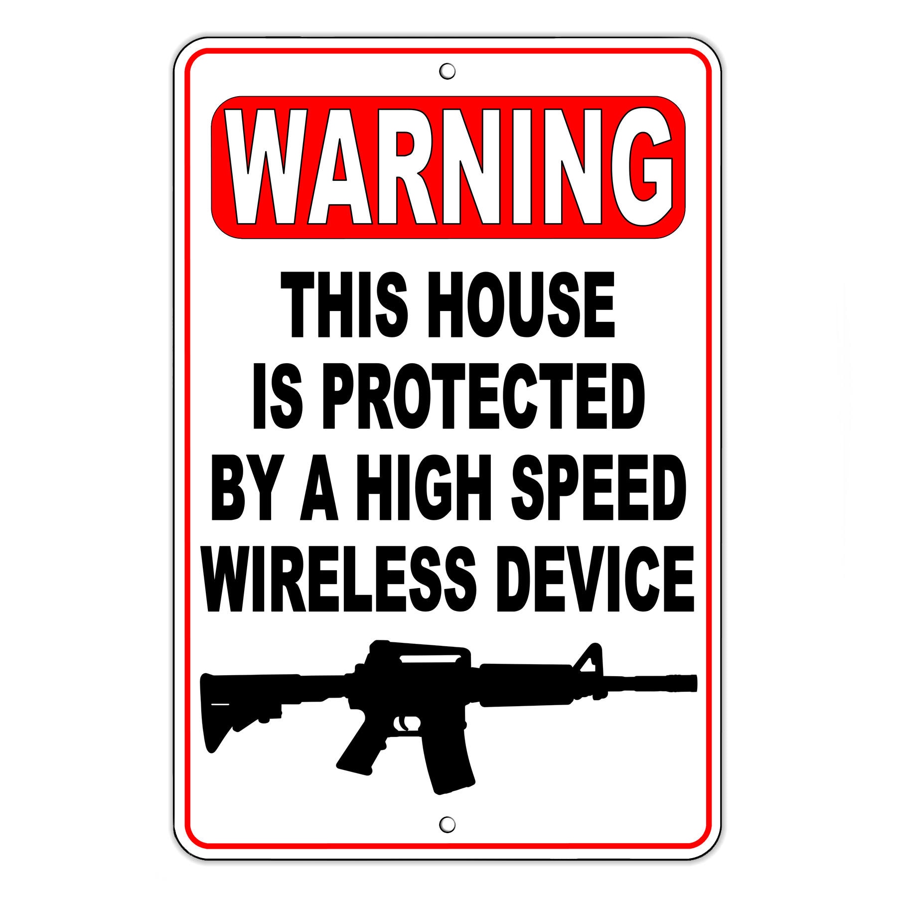 Warning This House is Protected by A High Speed Wireless - Etsy