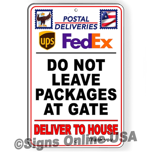 Delivery Gate Sign - Etsy