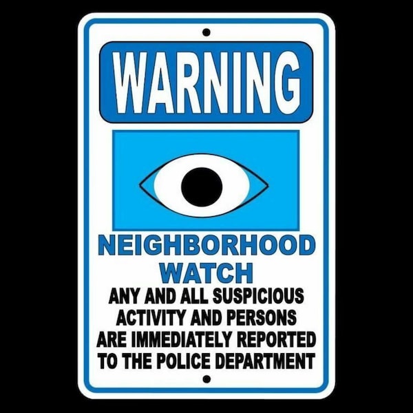 Neighborhood Watch Decal - Etsy
