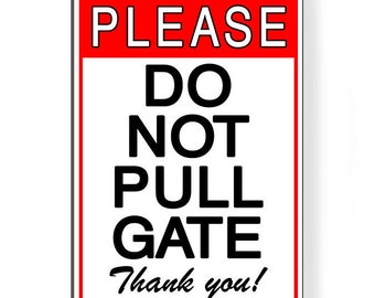 Driveway Gate Sign - Etsy