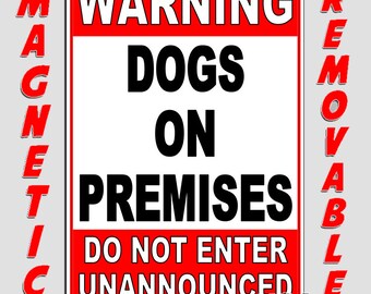 Keep Out Dog Sign - Etsy