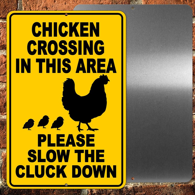 Funny Chicken Sign - Etsy