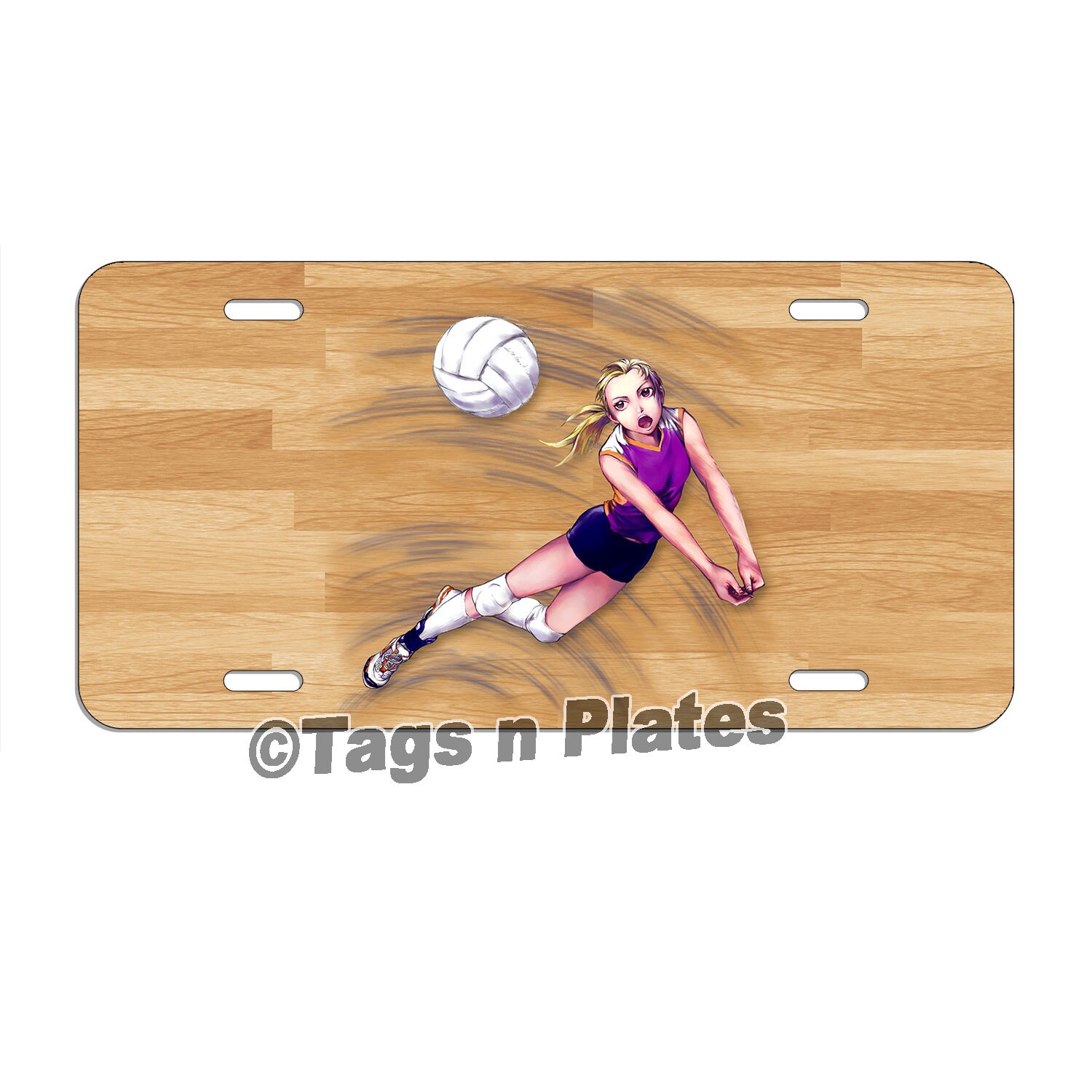 Volleyball Player / Volleyball Fan / Volleyball / License Plate Tag or ...