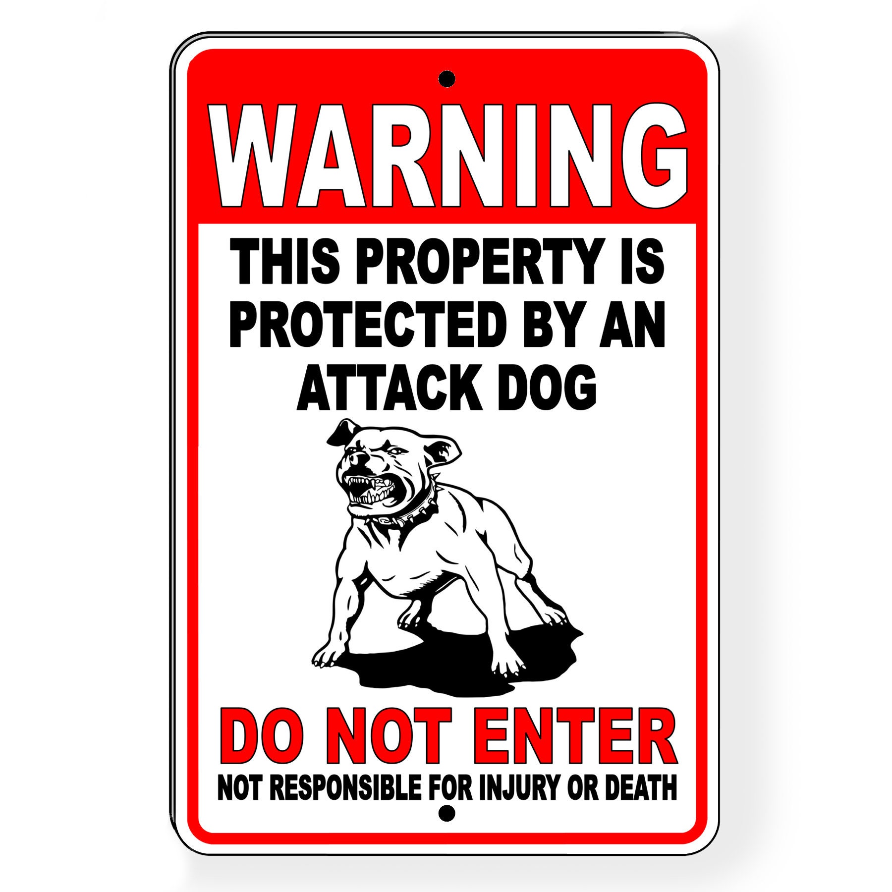 Attack Dog Sign