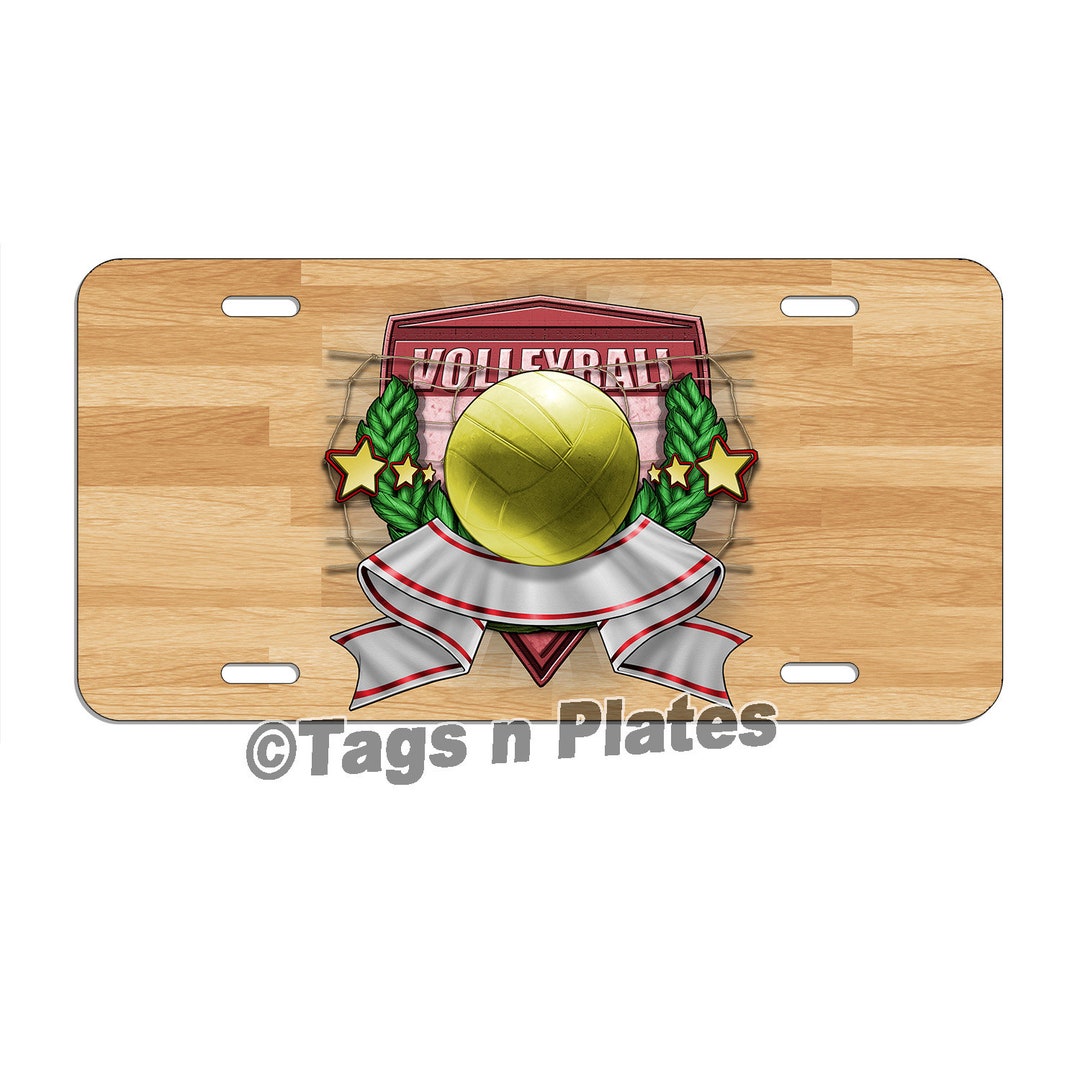 Volleyball Player / Volleyball Fan / Volleyball / License Plate Tag or ...