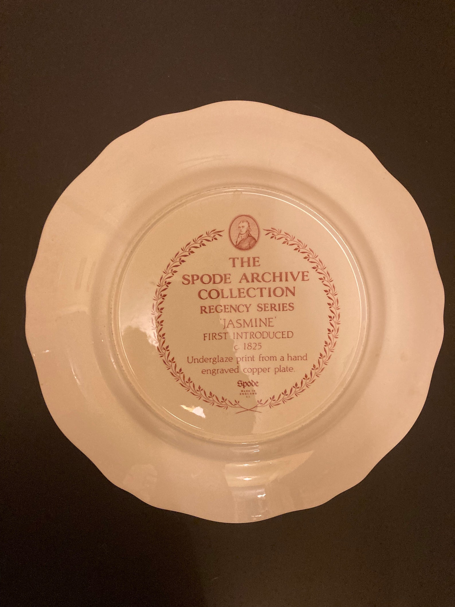 Spode Regency Series Jasmine Cranberry Red Dinner Plates, Set of 4 - Etsy