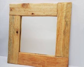 Rustic mirror | Etsy