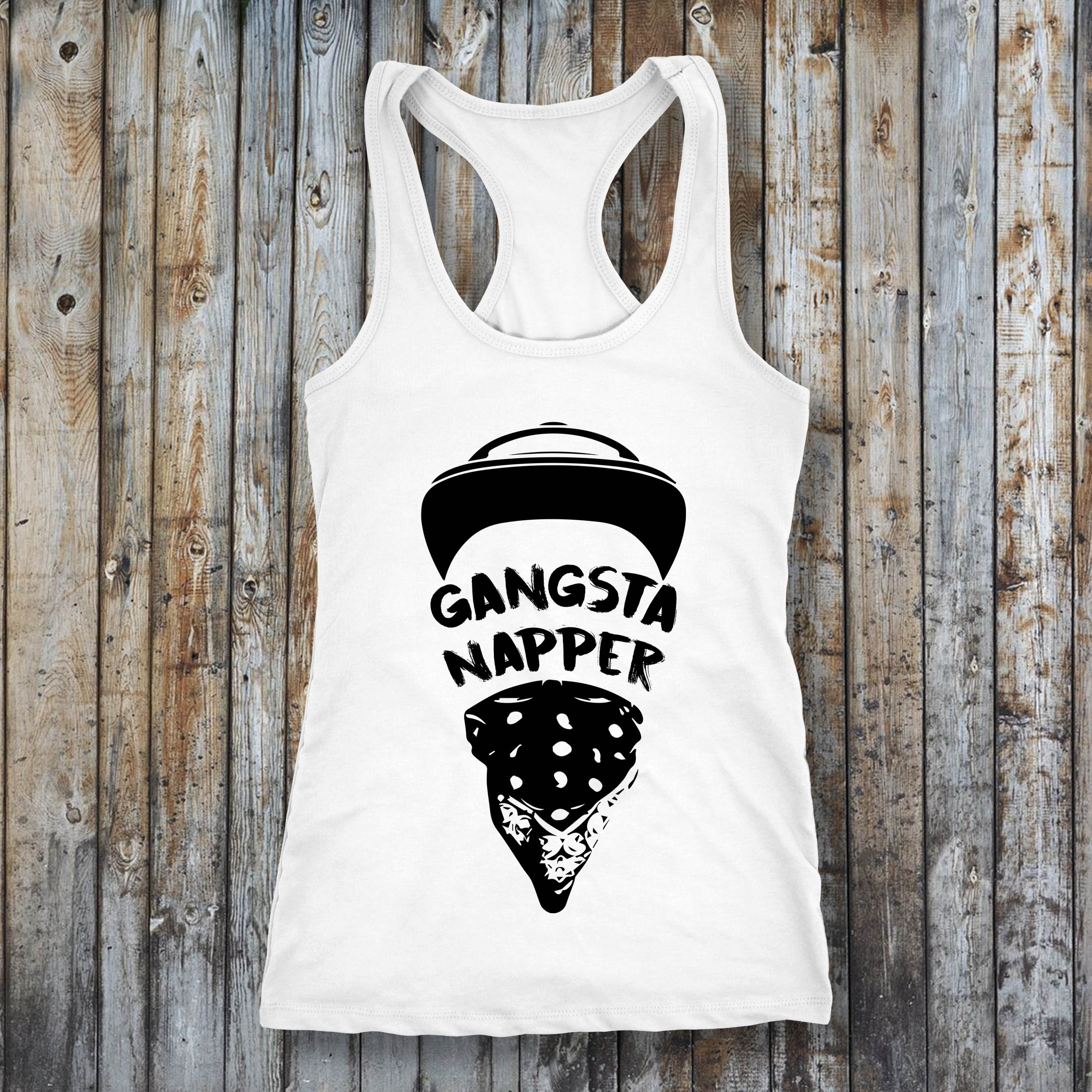 Gangster Napper Racerback Tank Top - Softest Fitness Gym Tank Top, Yoga ...