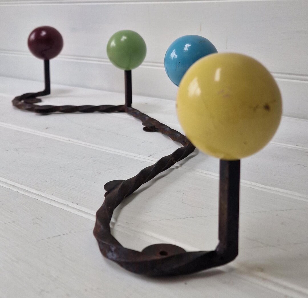 Vintage French Atomic Hook Rack 1950s Large Sputnik Coat or Coat Hanger ...