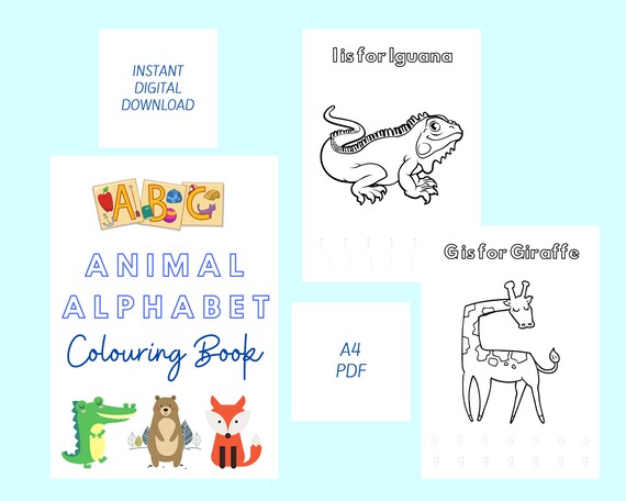 Animal Alphabet Activity Book