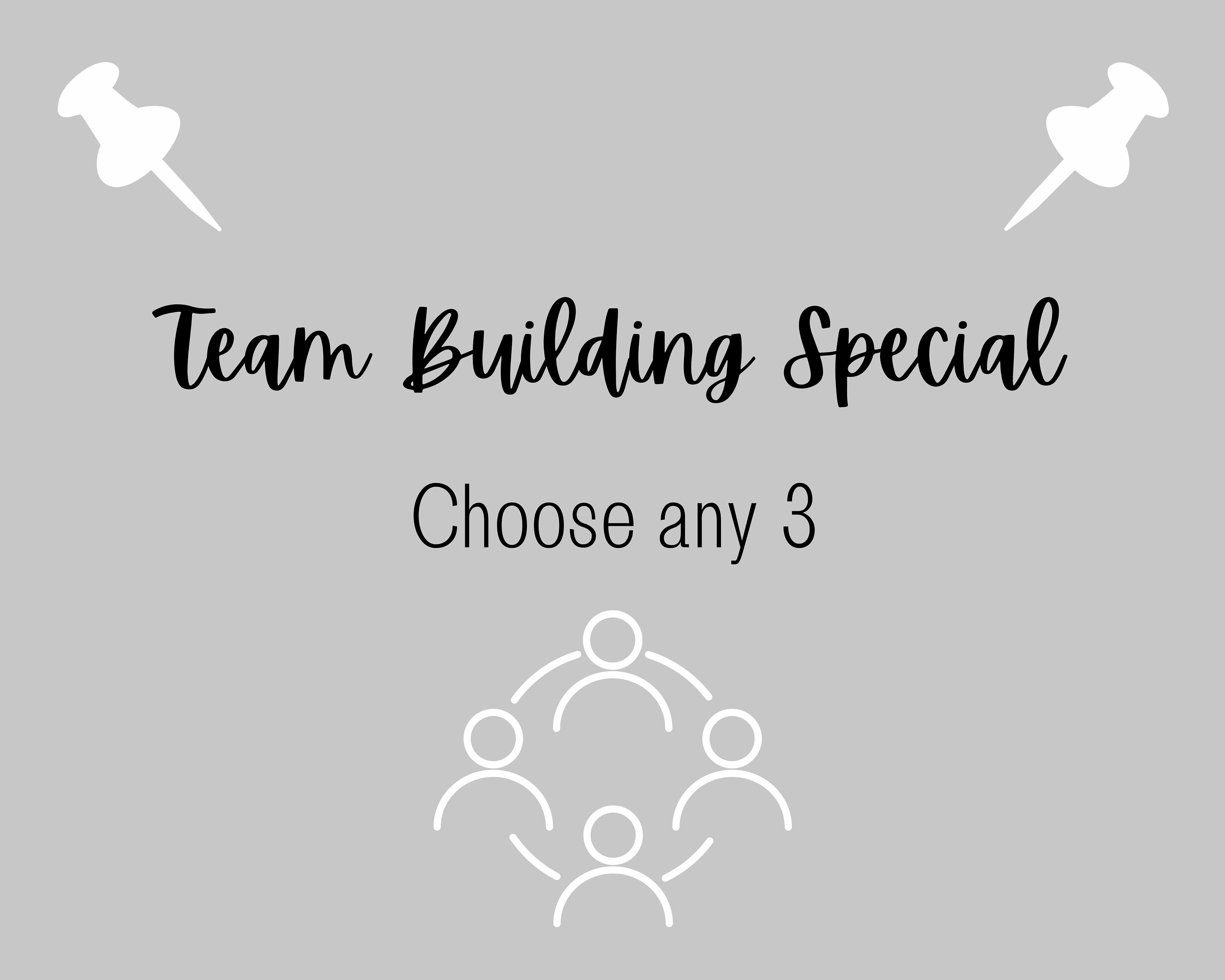 Team Building/ Workplace/ Office Special - Choose Any 3 Printable ...