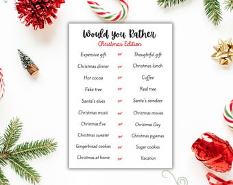 Would You Rather Music Game for Kids Printable & Digital This of That ...